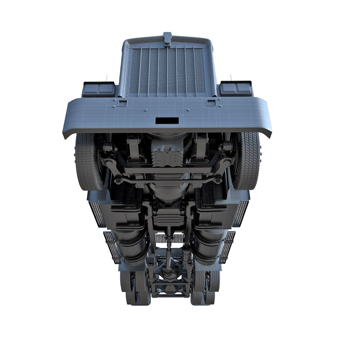 W900 Sleeper Cab 2018 Model - TurboSquid 1238396