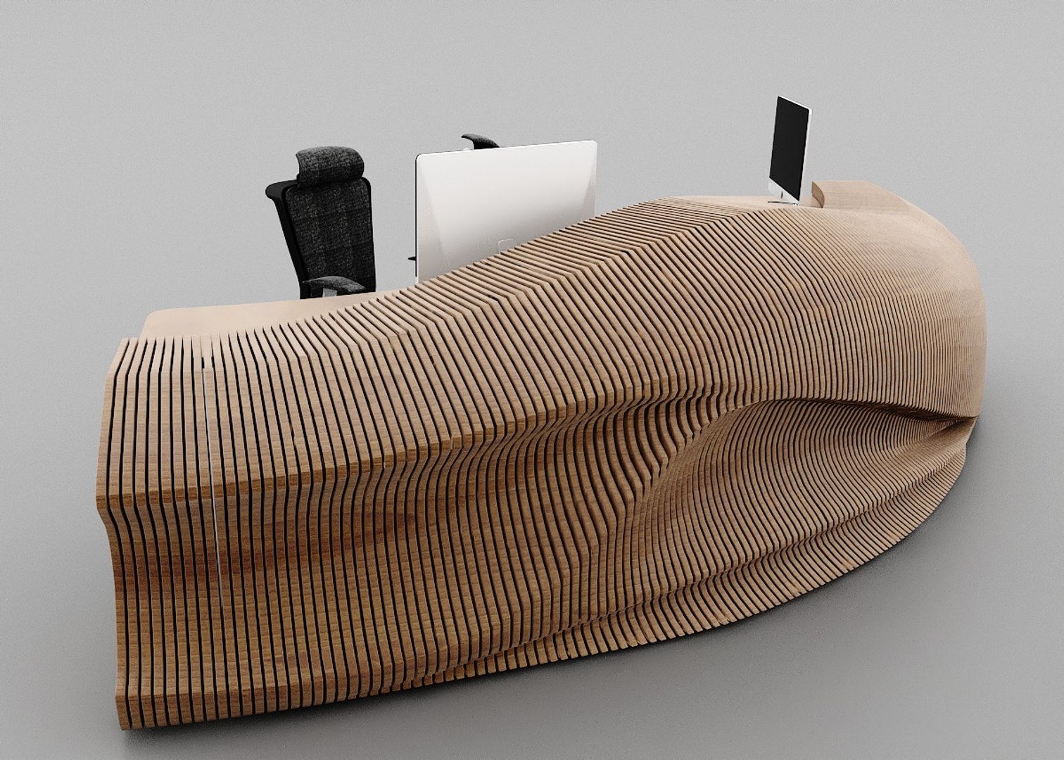 Parametric Reception Tebal 3D Model - TurboSquid 1588800