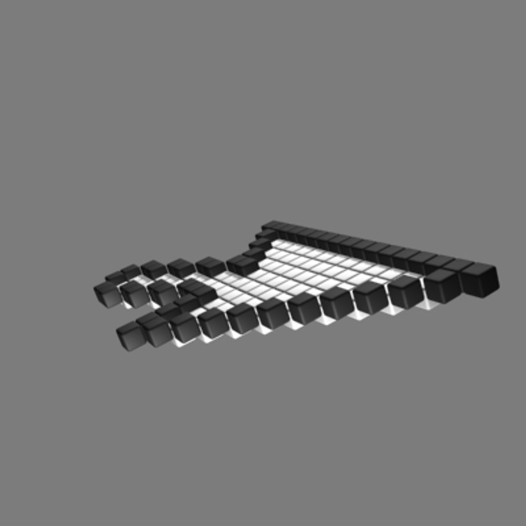 Windows Mouse Pointer 3d Model