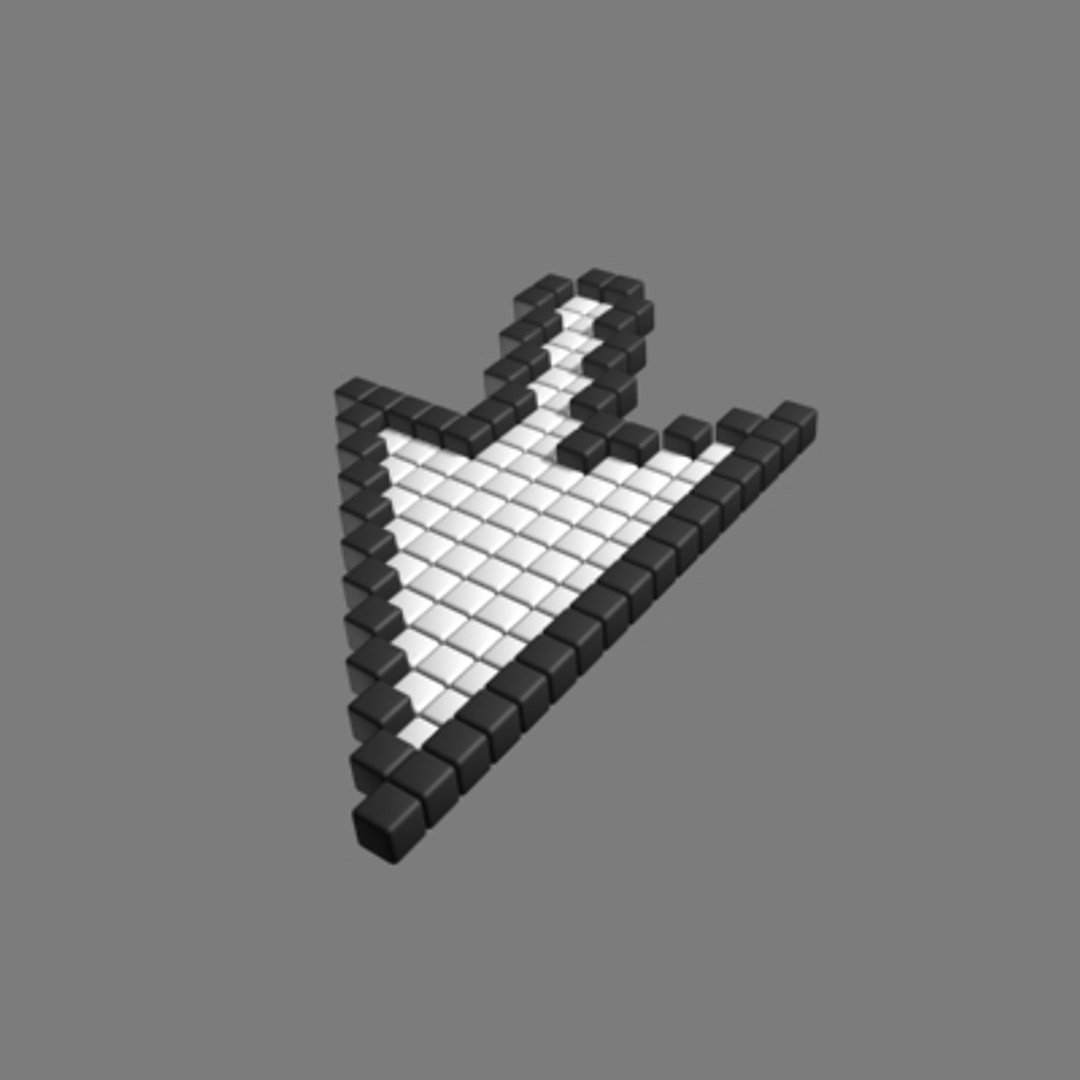 Windows Mouse Pointer 3d Model