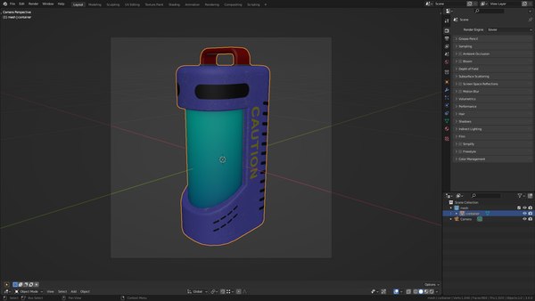 Container With Liquid model - TurboSquid 1837555