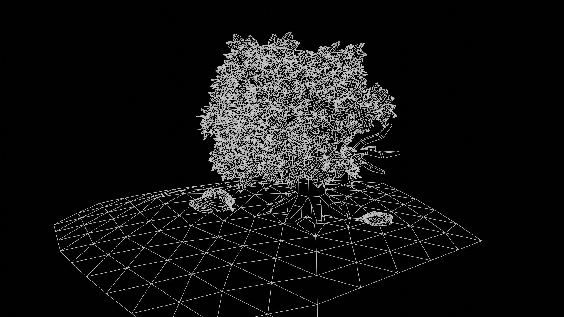 3D Model Cartoon Tree - TurboSquid 2332723