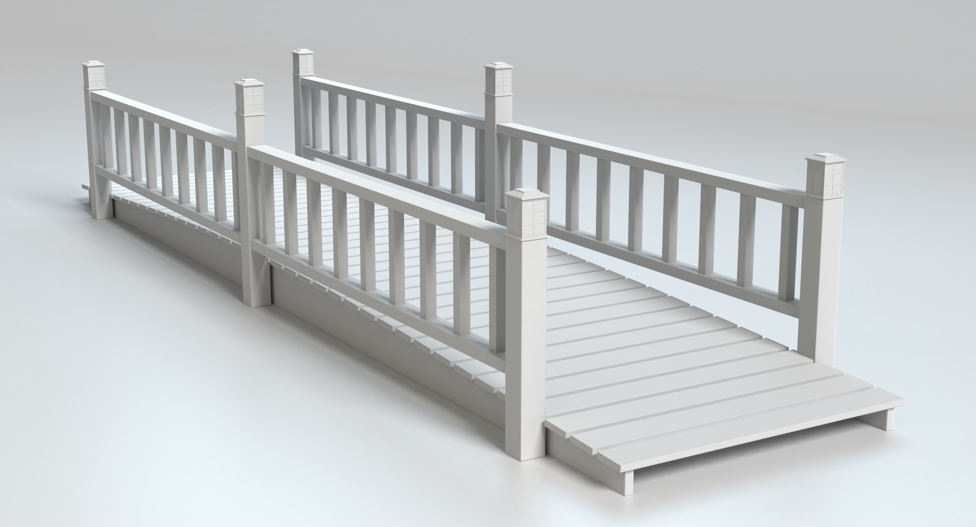 3D Wood Bridge - TurboSquid 1367723