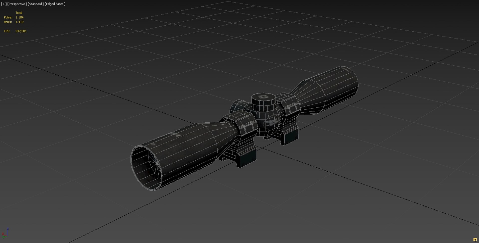 3D Optical Scope Model - TurboSquid 1283679