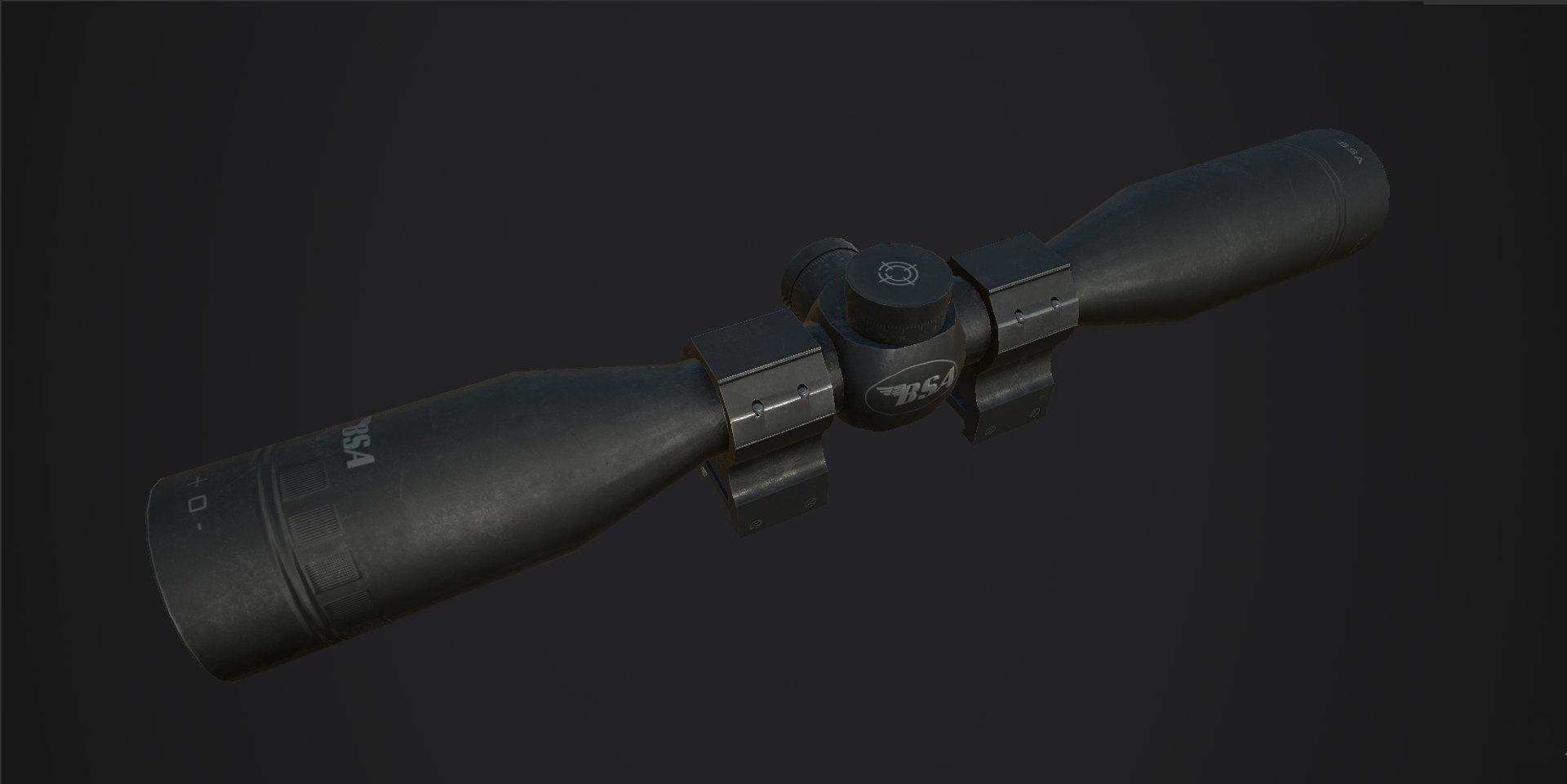 3D Optical Scope Model - TurboSquid 1283679