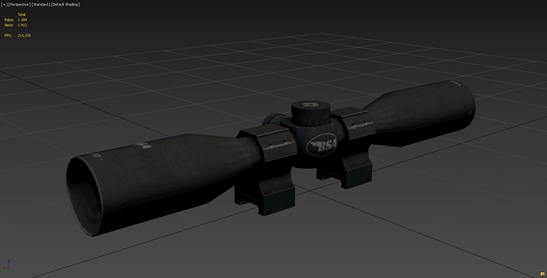 3D Optical Scope Model - TurboSquid 1283679