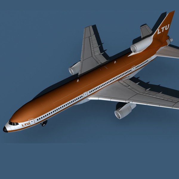 3D Lockheed L-1011-50 LTU - TurboSquid 1921627