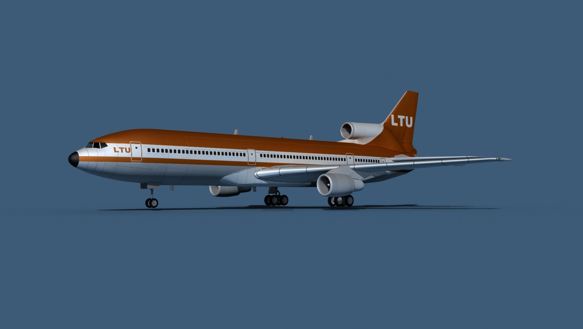 3D Lockheed L-1011-50 LTU - TurboSquid 1921627