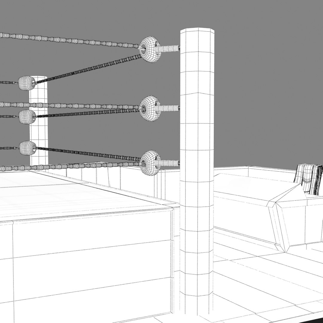Wwe Arena 3D Model - TurboSquid 1216456