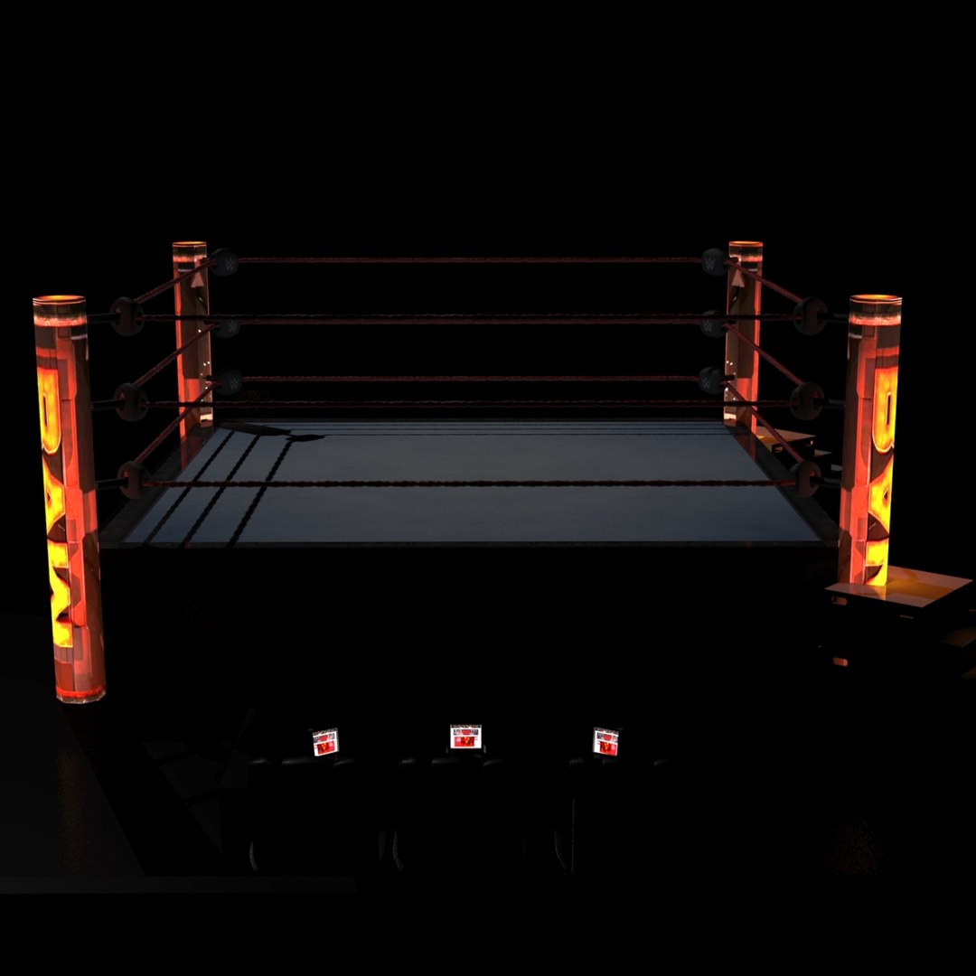 Wwe Arena 3D Model - TurboSquid 1216456