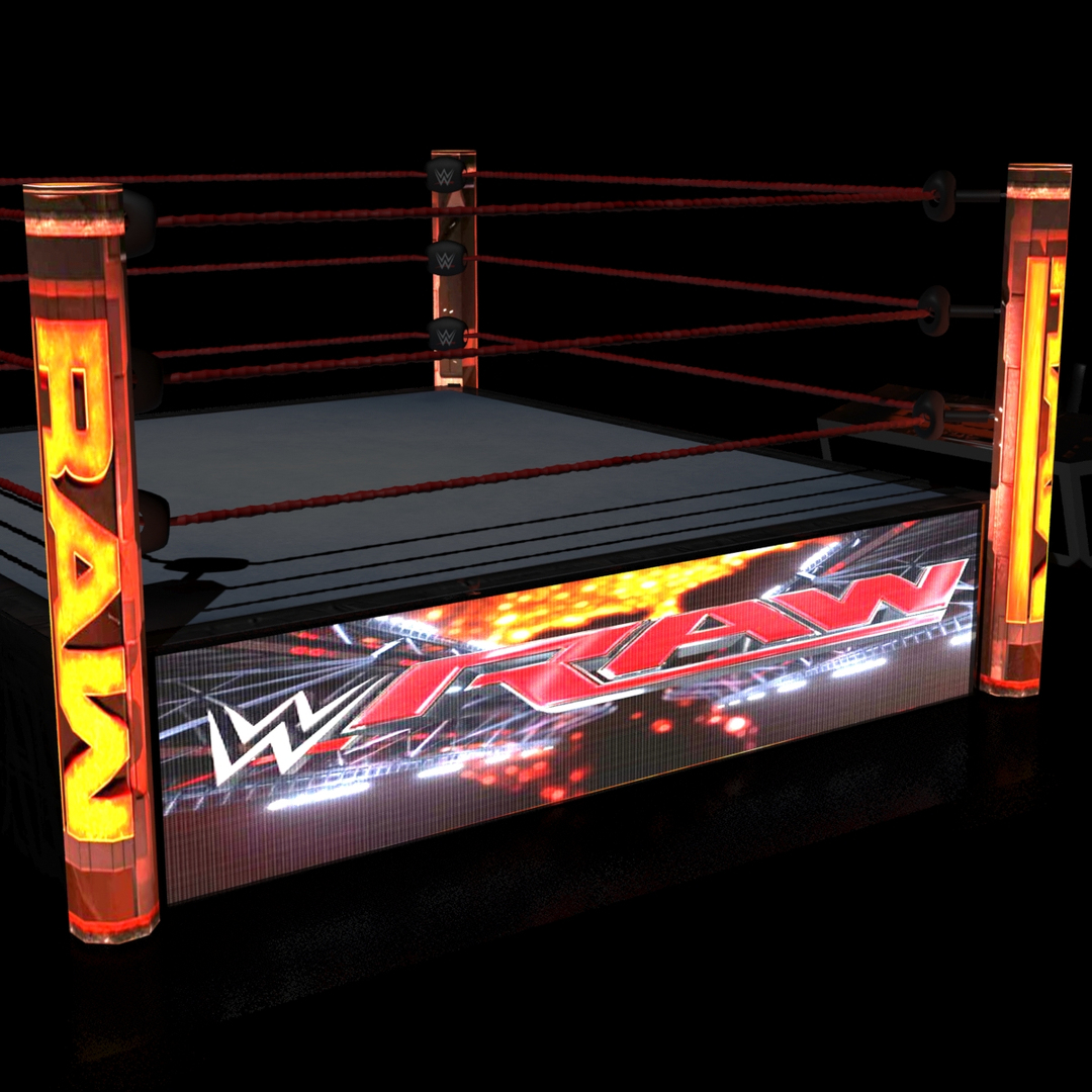 Wwe arena 3D model - TurboSquid 1216456