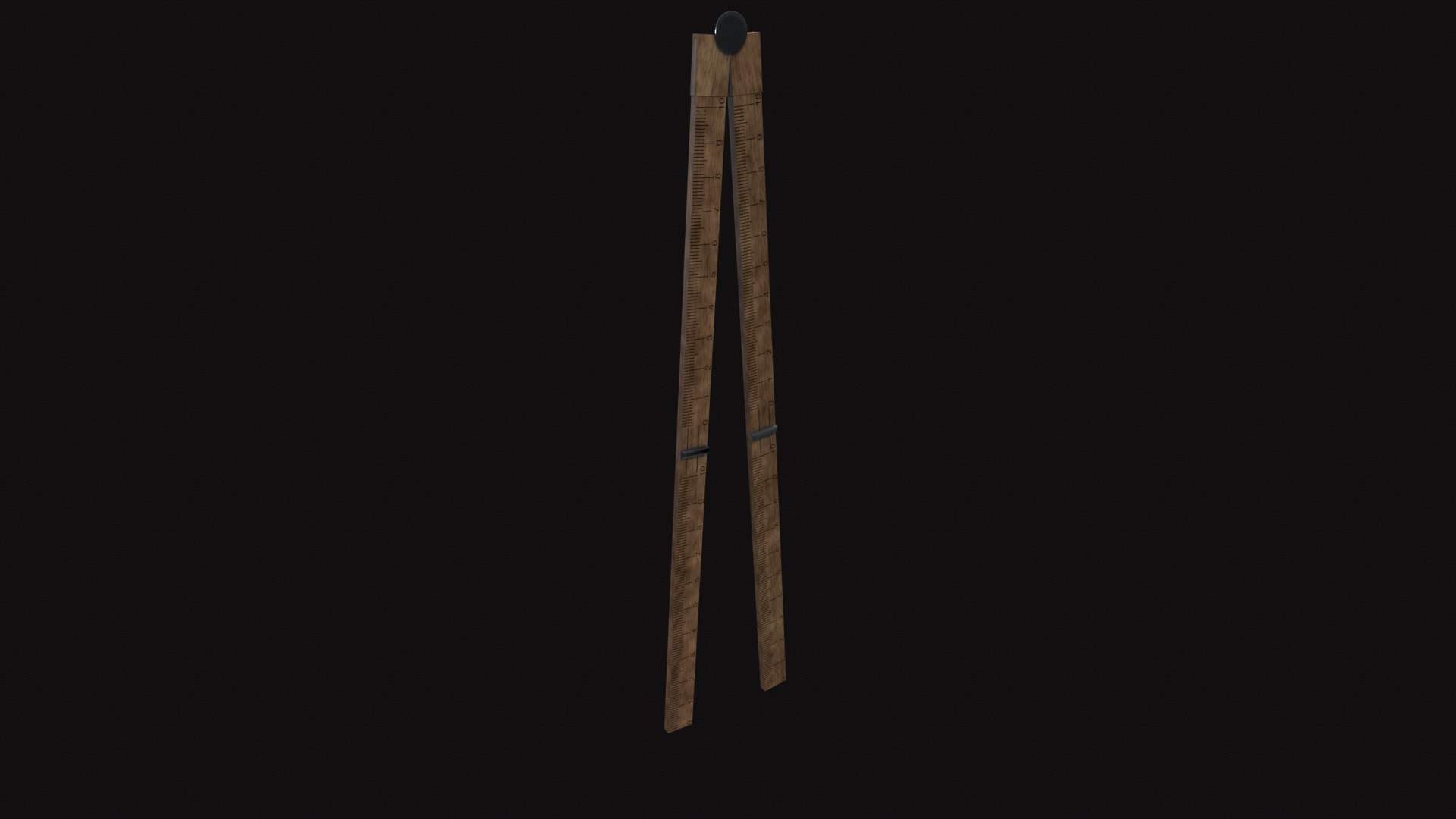 3D Medieval Wooden Measuring Stick - TurboSquid 2322102