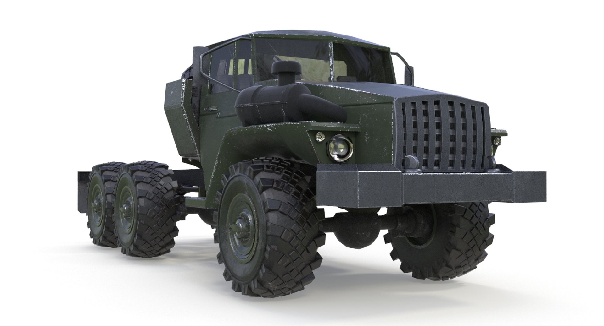 Car Ural 4320 3D Model - TurboSquid 1323940