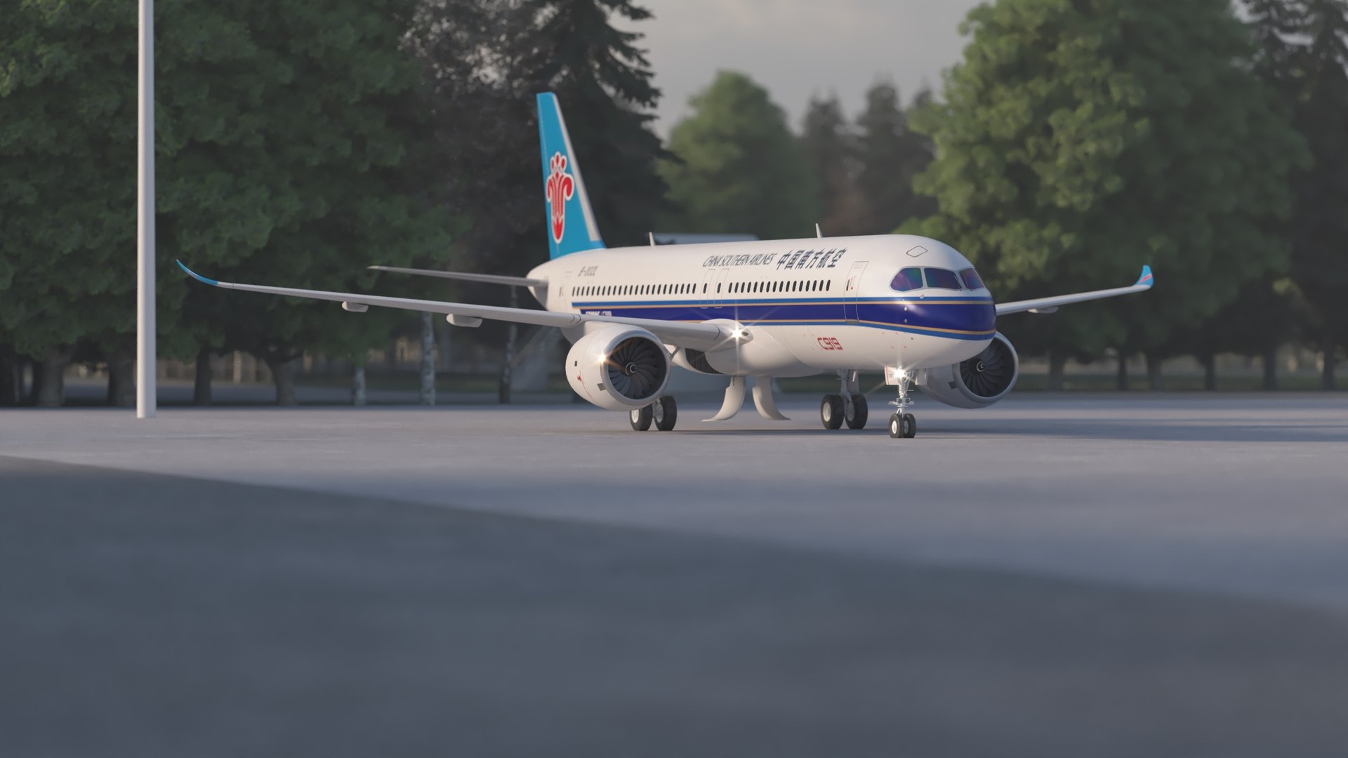 China Southern Airlines C919 3D Model - TurboSquid 2314976