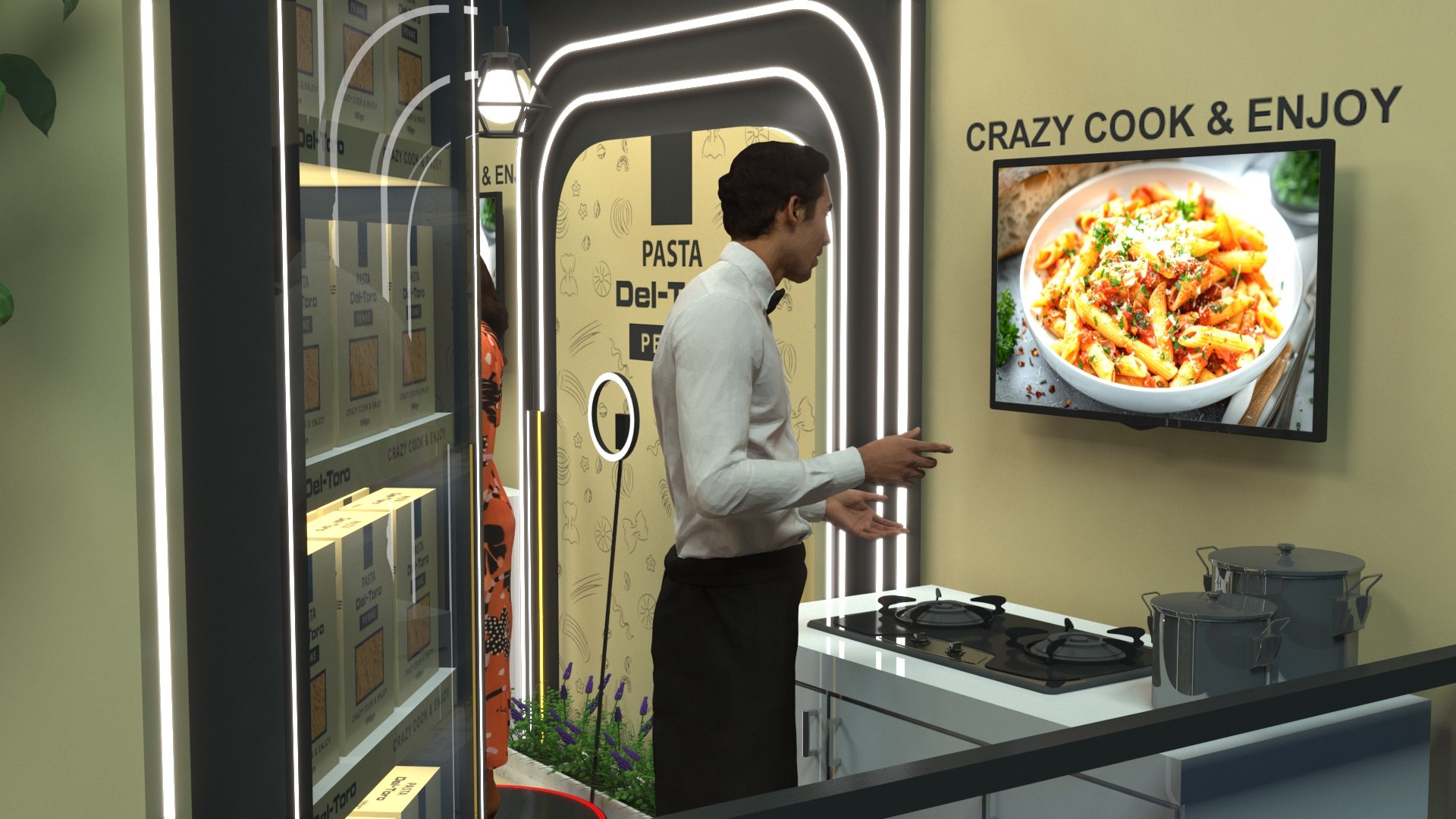 3D Model Booth Exhibition Stand Stall - TurboSquid 2414822