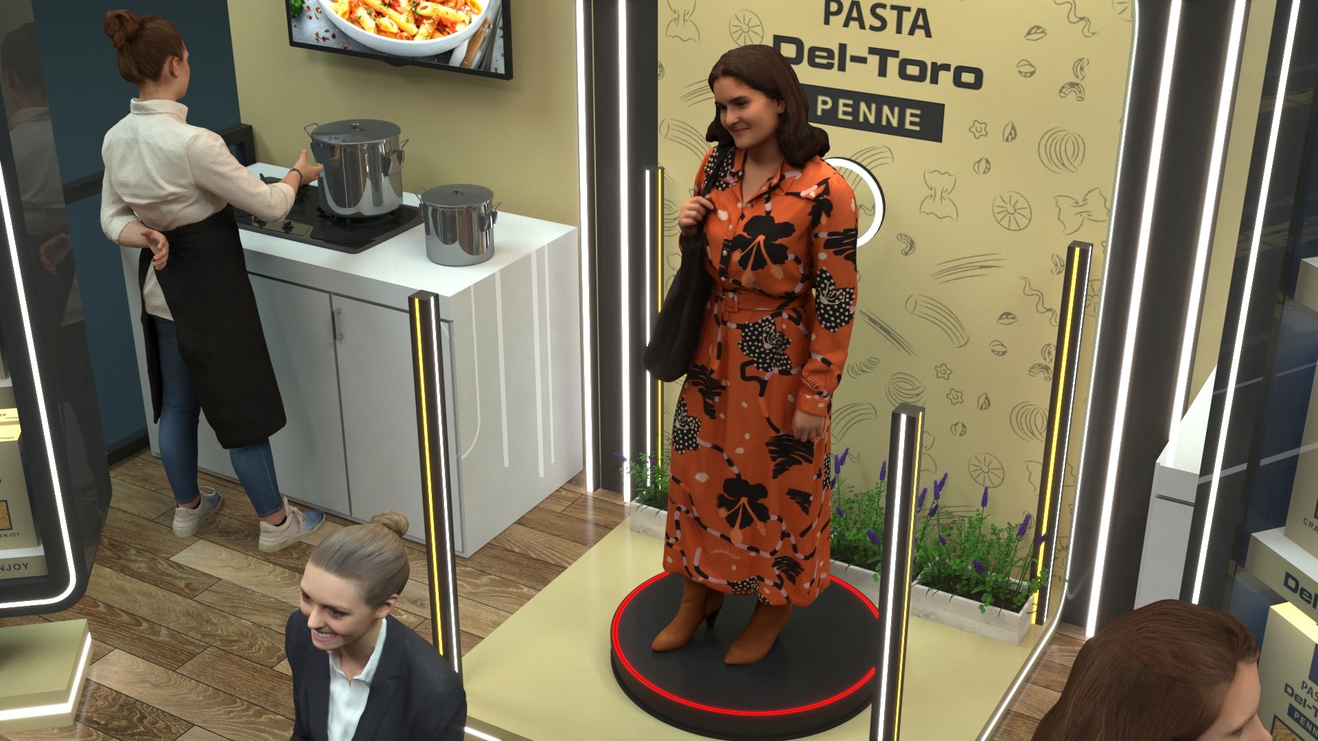 3D Model Booth Exhibition Stand Stall - TurboSquid 2414822