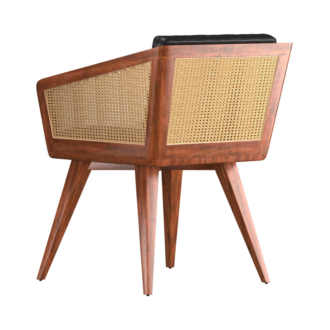 3D VINNY JAY RATTAN CHAIR Model - TurboSquid 1897660