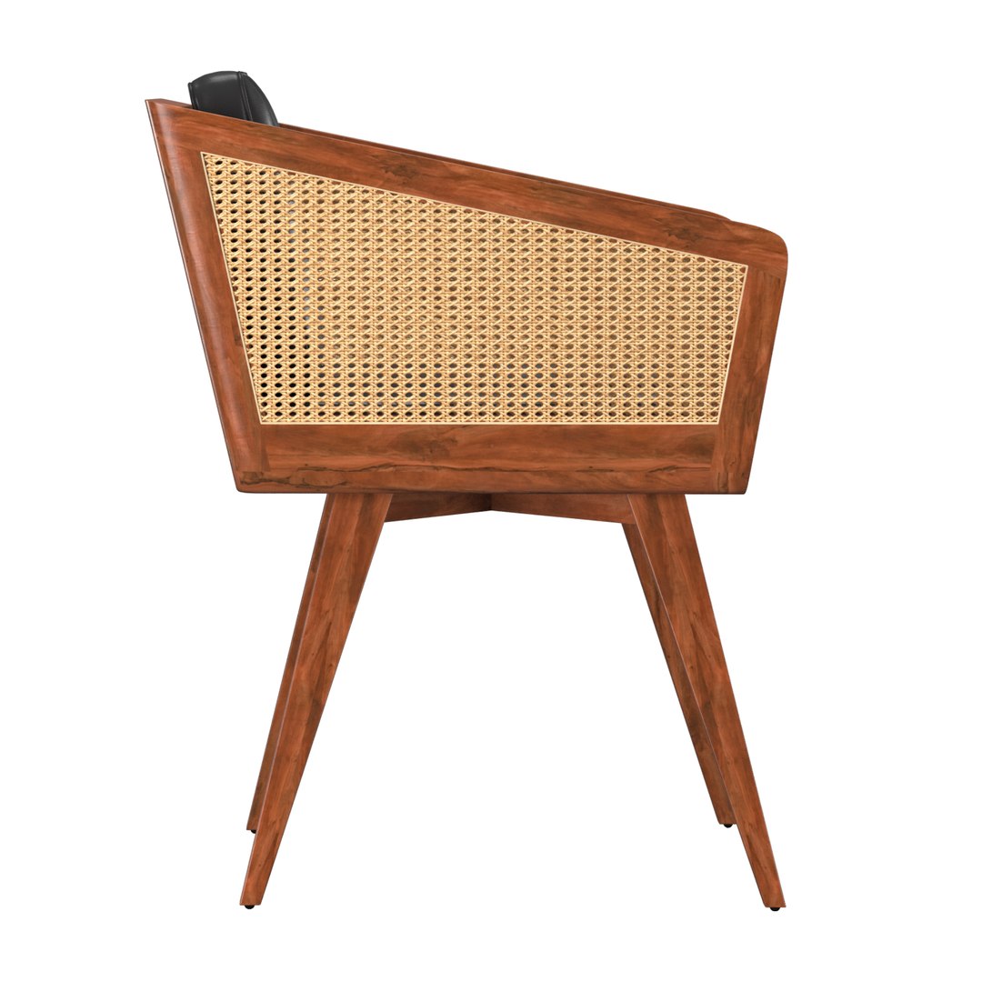 3D VINNY JAY RATTAN CHAIR Model - TurboSquid 1897660