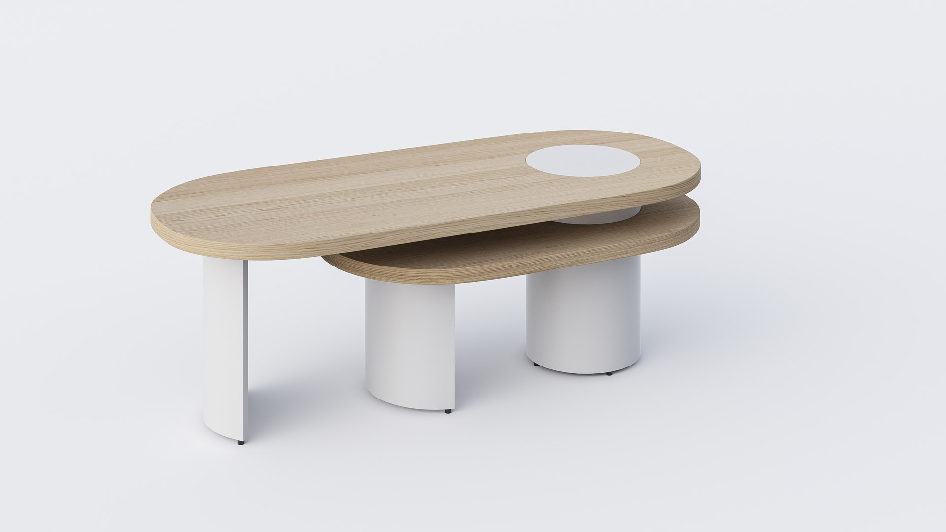 Teulat NORI Tables 3D Model - TurboSquid 2037684