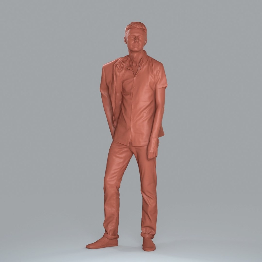 axyz normal human 3d model