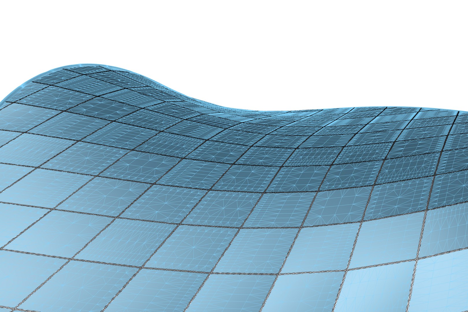 Parametric Space Truss Chip 3D Model - TurboSquid 1971049