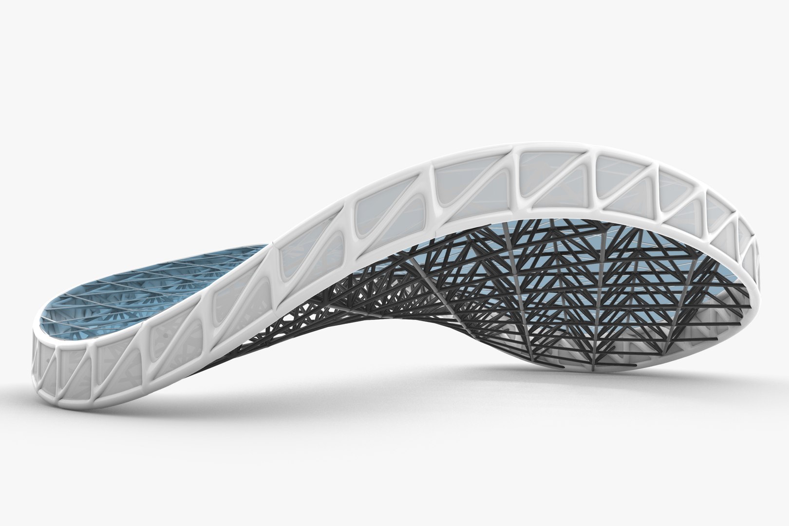 Parametric Space Truss Chip 3D Model - TurboSquid 1971049