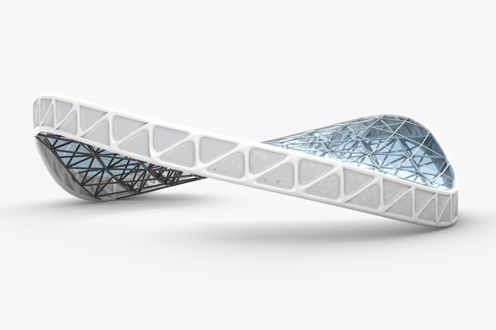 Parametric Space Truss Chip 3D Model - TurboSquid 1971049