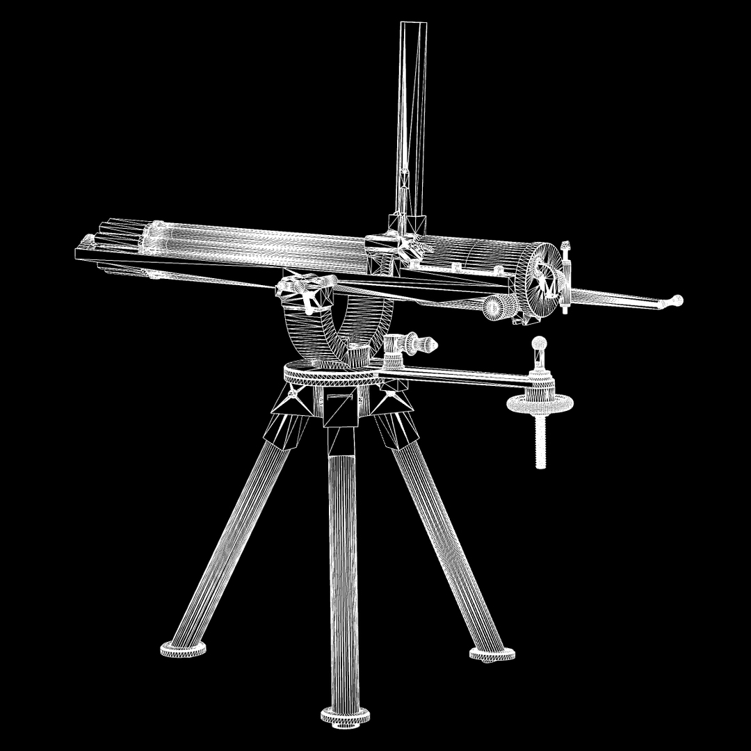 Gatling Gun 3d Model