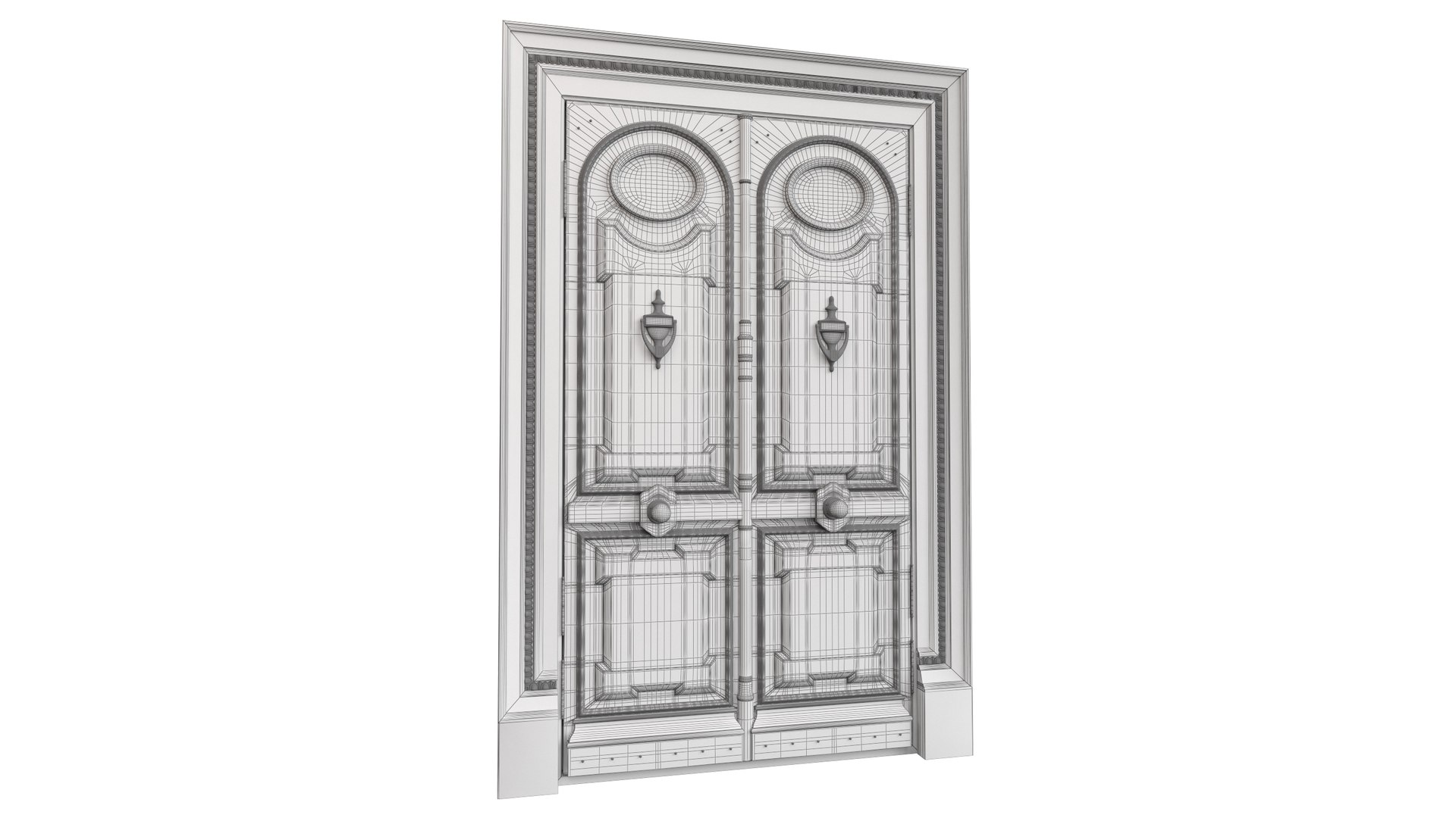 3D Model Entrance Classic Door 87 - TurboSquid 1997062