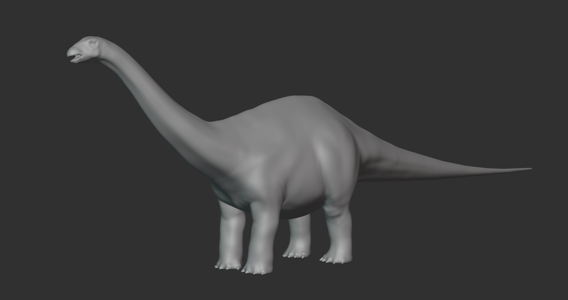 Phuwiangosaurus Basemesh Low Poly3D模型 - TurboSquid 1995175