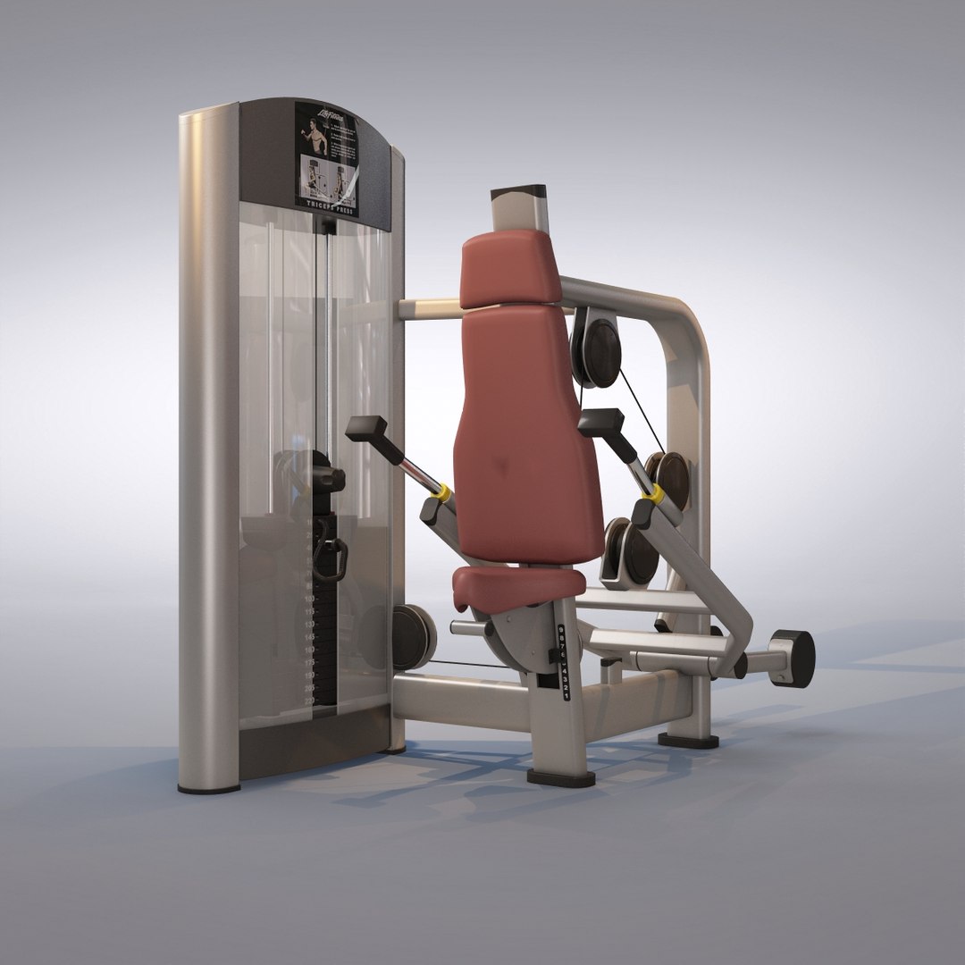 Triceps Press Machine 3d Model