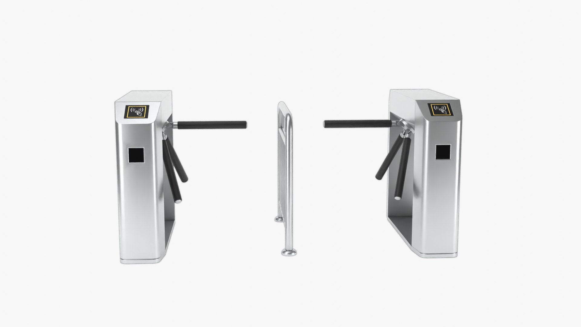 3D Tripod Turnstile Gate - TurboSquid 2191807