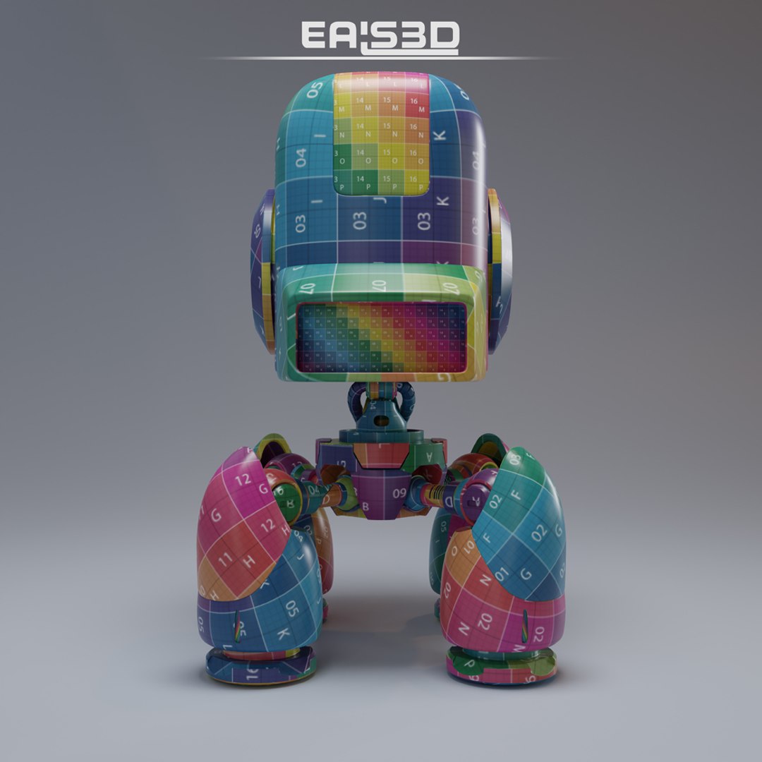 Cute Robot Spider White model - TurboSquid 2149285