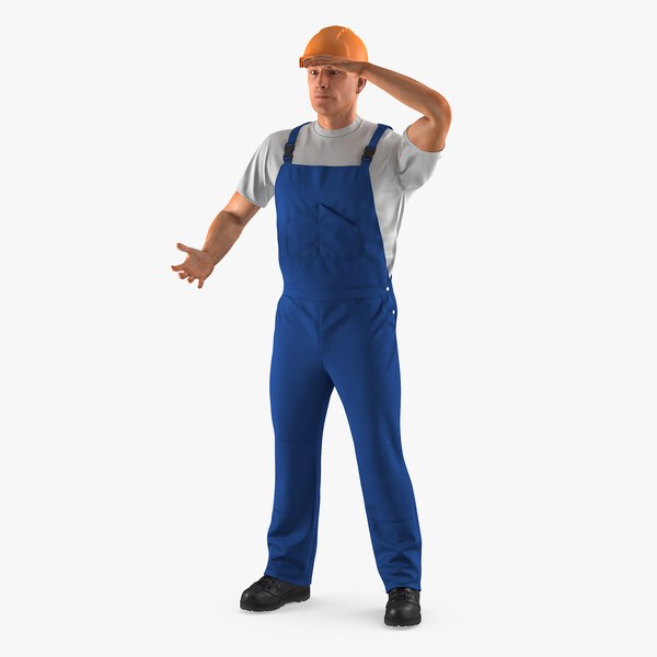 3D construction worker rigged modeled model | 1147295 | TurboSquid