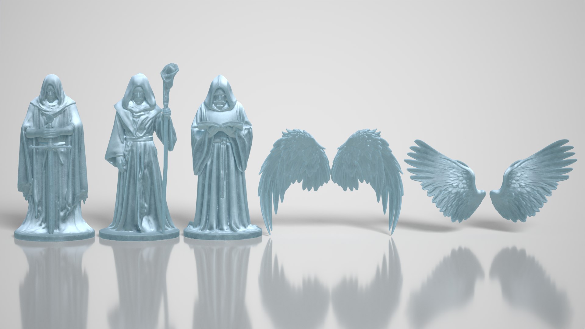 The Sacred Watcher Statues 3D - TurboSquid 2326934