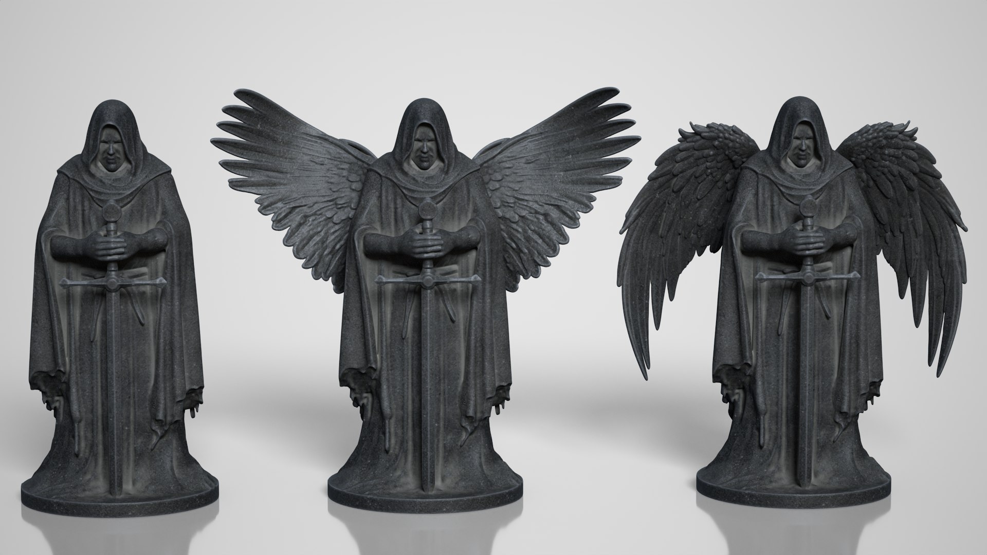 The Sacred Watcher Statues 3D - TurboSquid 2326934