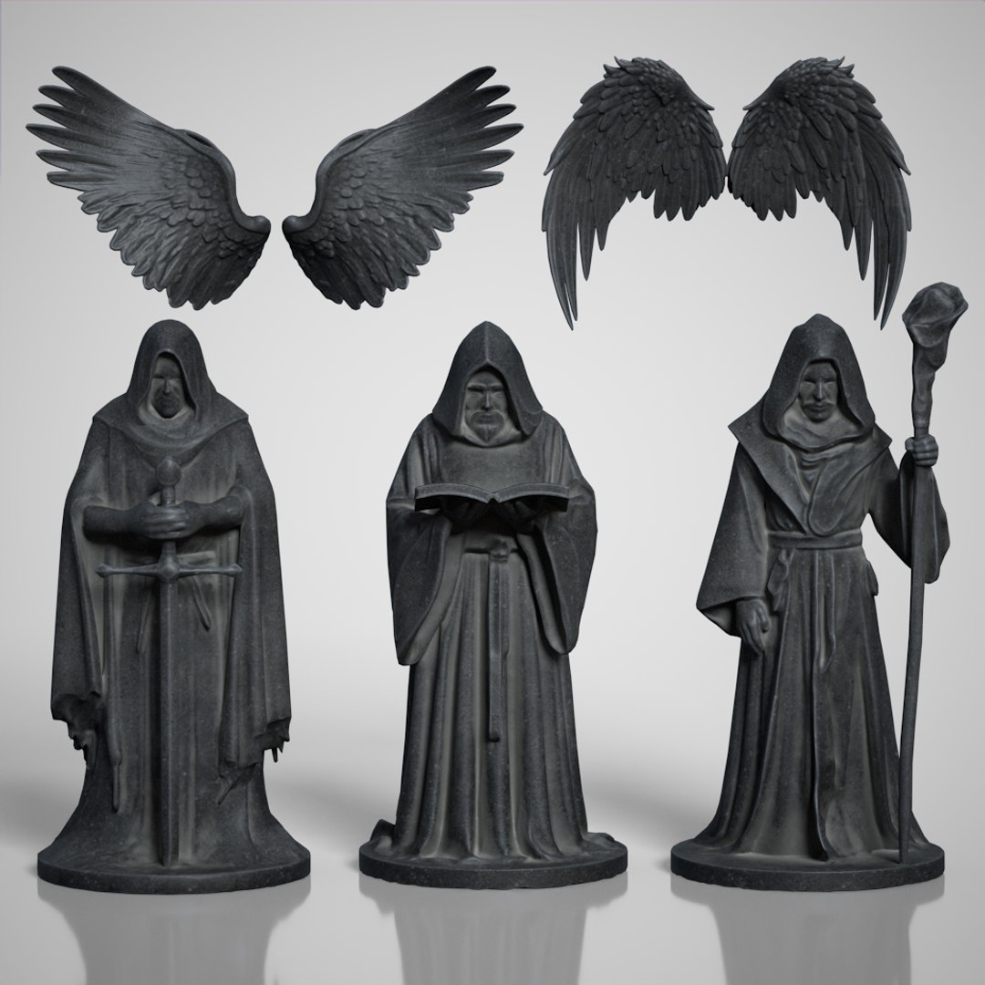 The Sacred Watcher Statues 3D - TurboSquid 2326934