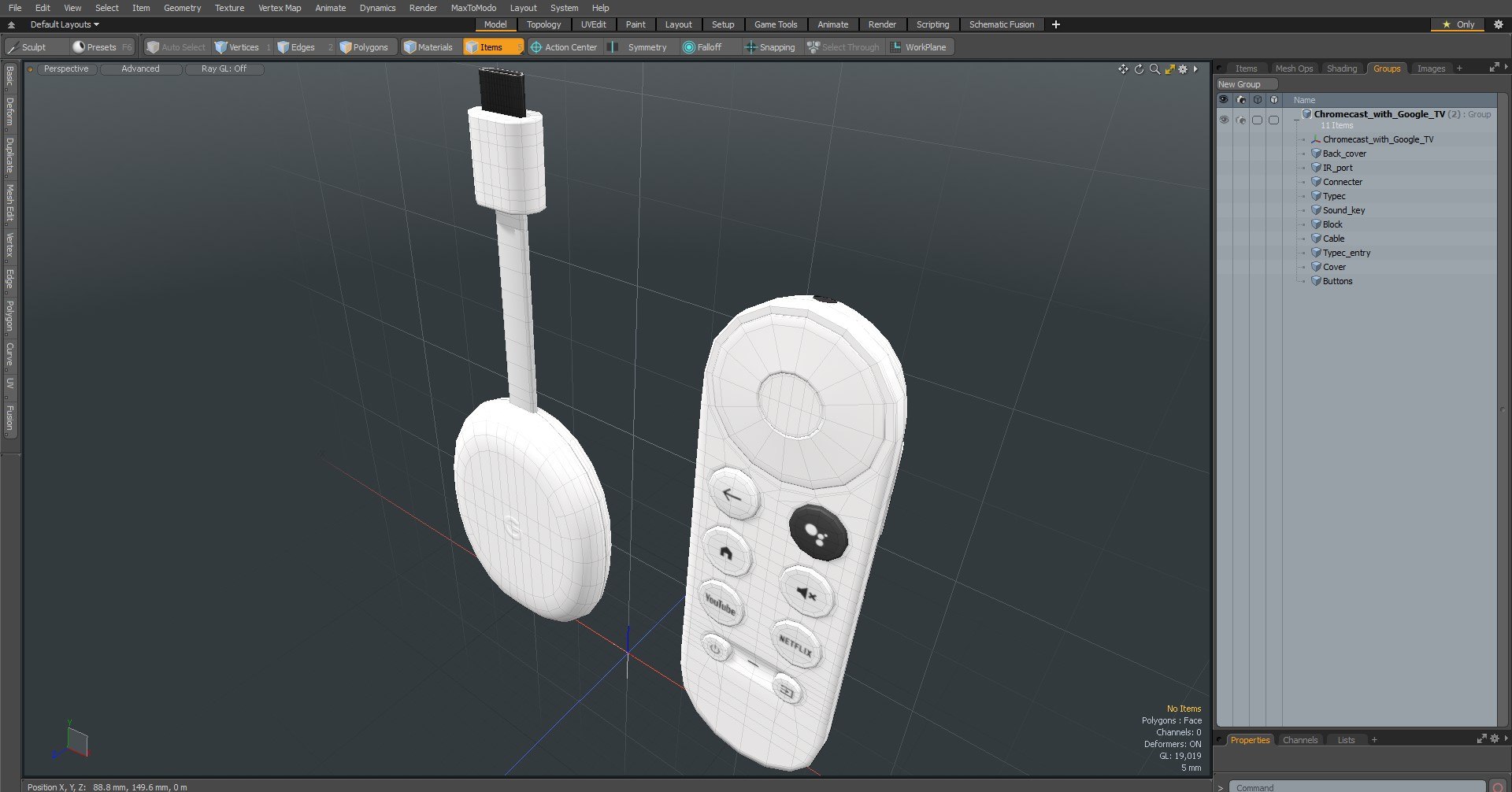 Chromecast With Google TV 3D - TurboSquid 2139745