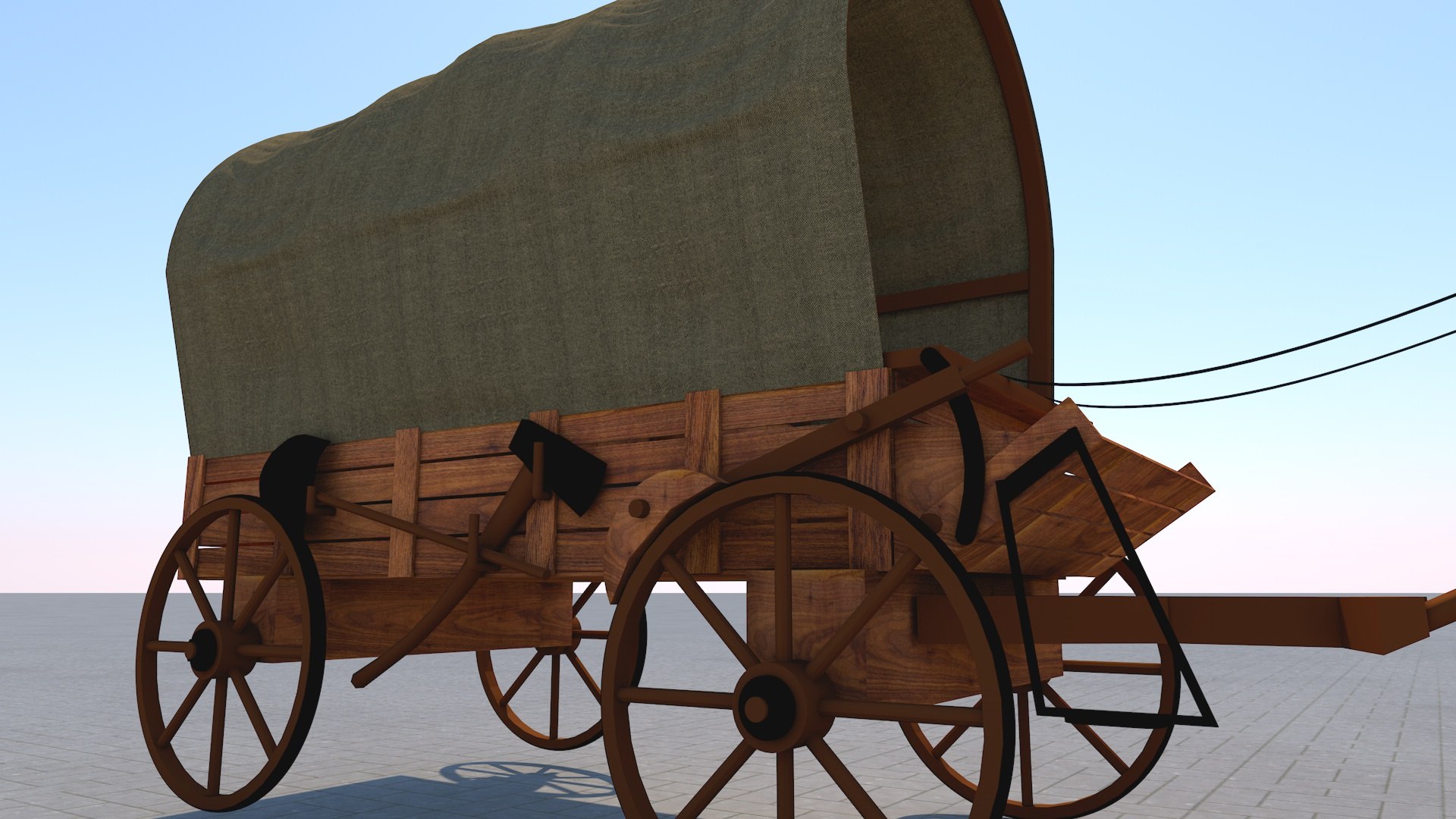 Barouche 3D - TurboSquid 1522154