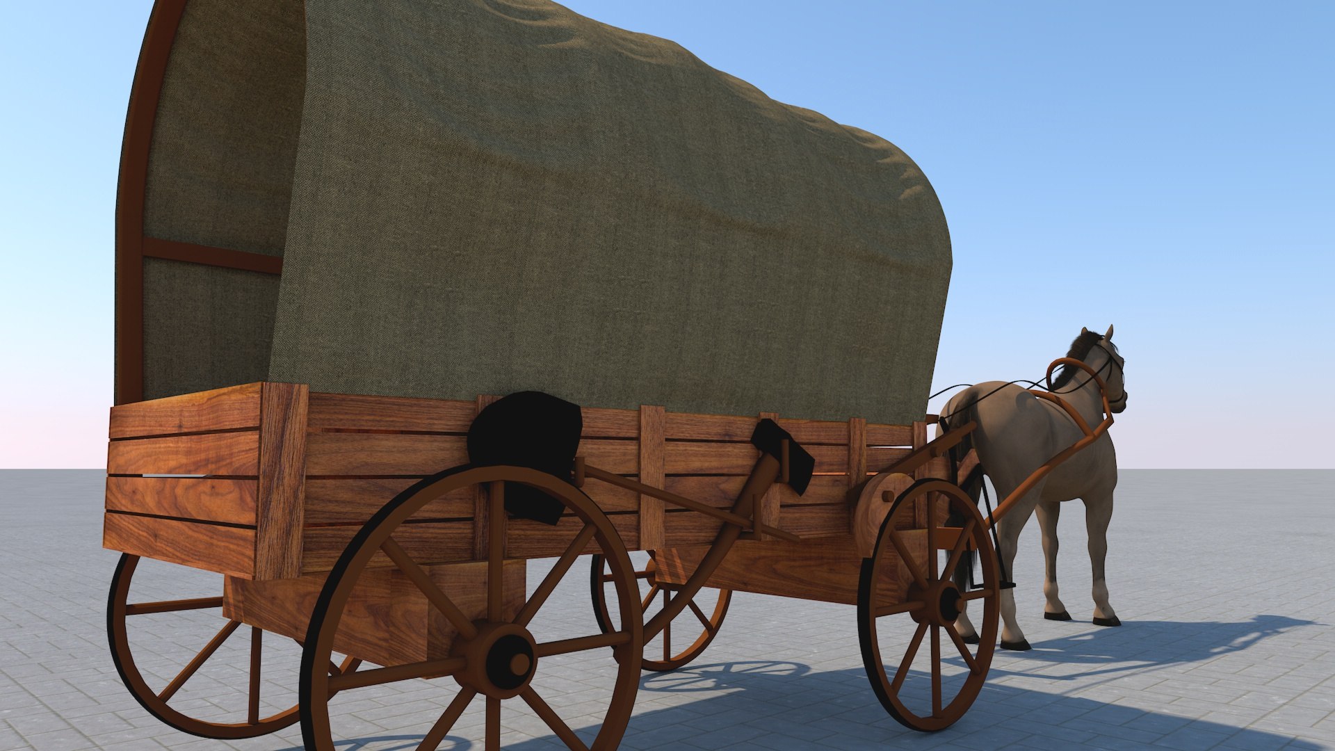 Barouche 3D - TurboSquid 1522154