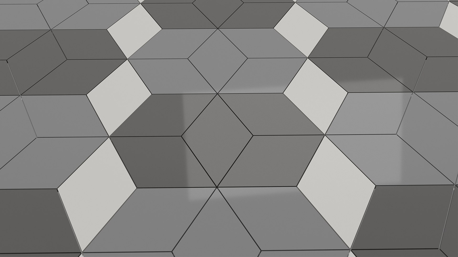 3D Hexagon Tiles Model - TurboSquid 2344336