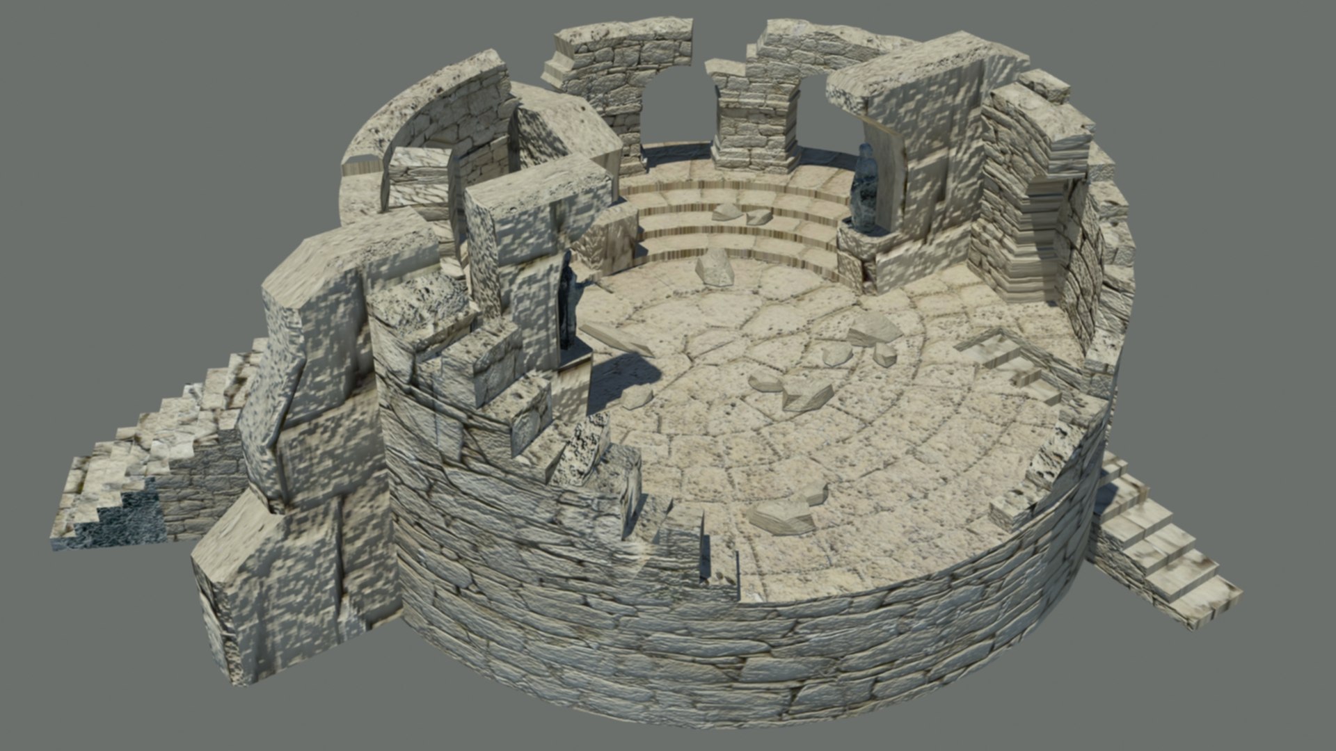 Ancient Ruins 3D Model - TurboSquid 1463425