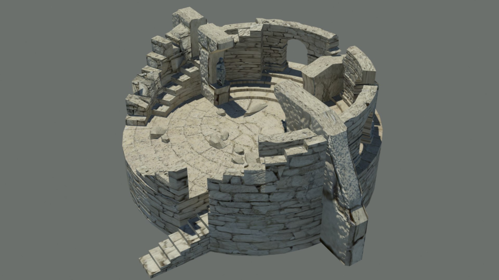 Ancient Ruins 3D Model - TurboSquid 1463425