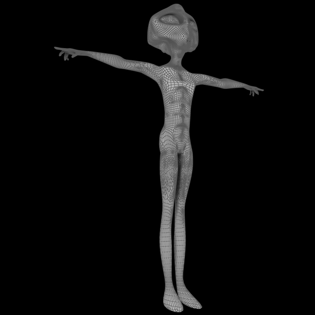 3d Alien Model