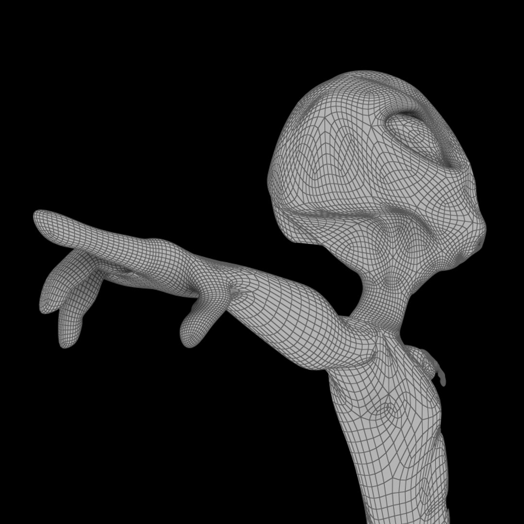 3d Alien Model