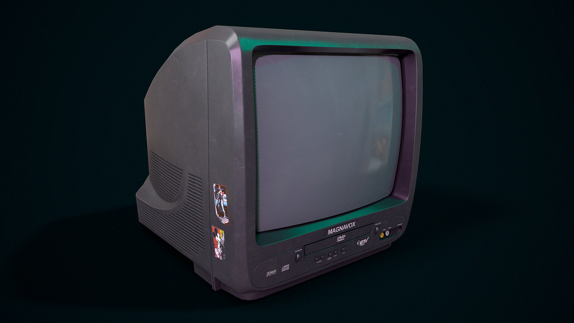 Vintage Tv 3D Model - TurboSquid 1634581