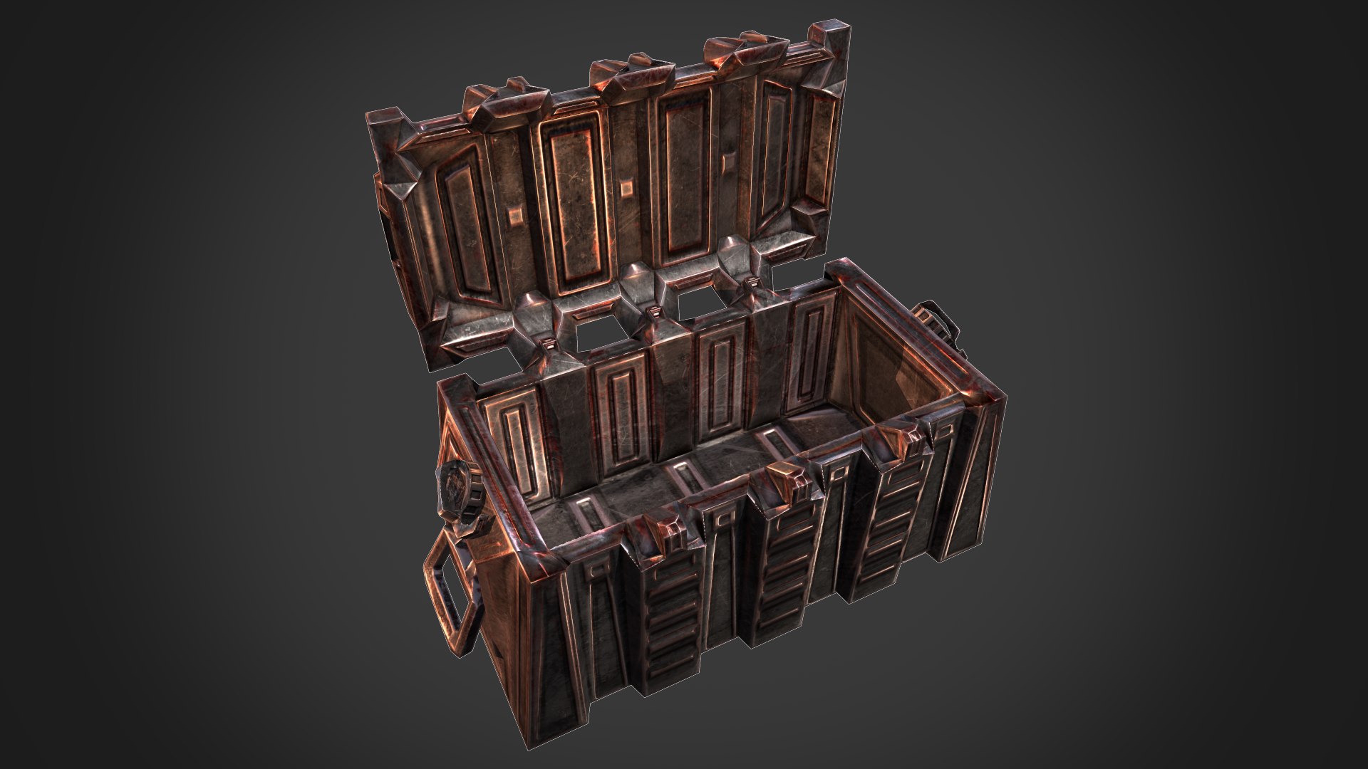 Chest Crate Container 3D - TurboSquid 1683075