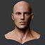 3d Realistic Male Head Model