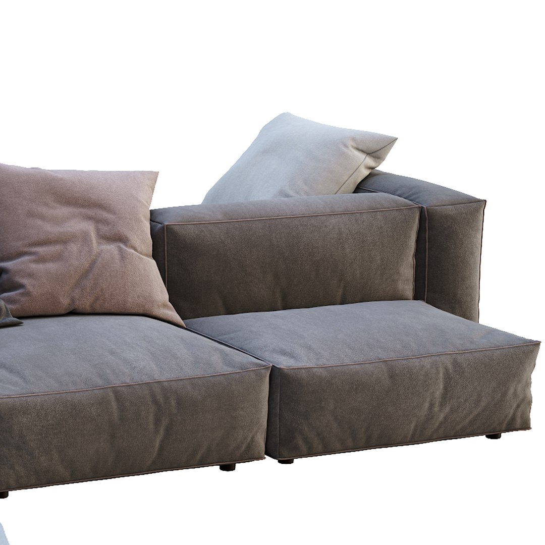3D Model Flexteam Sofa Reef - TurboSquid 1568445