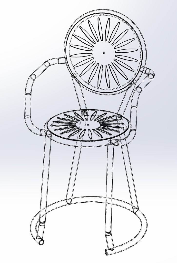 Wisconsin Union Chair Model - TurboSquid 1405533